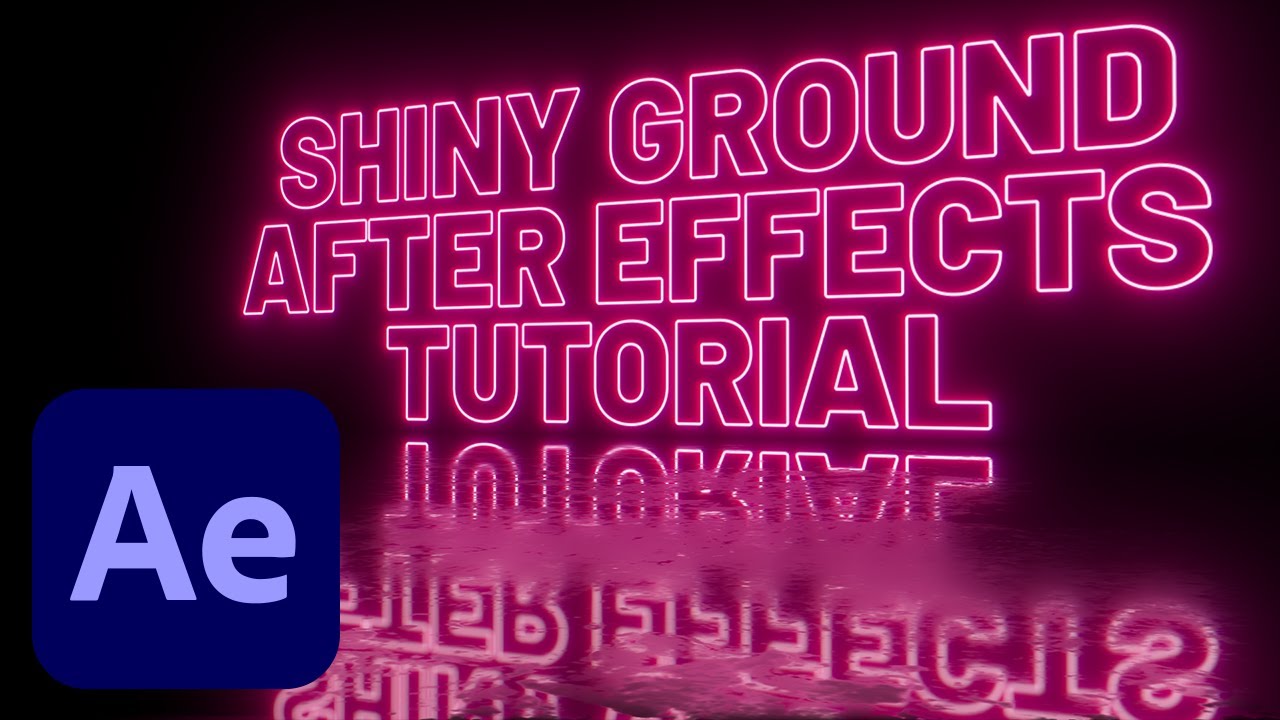 EASY 3D Mirrored Ground | AFTER EFFECTS TUTORIAL - YouTube