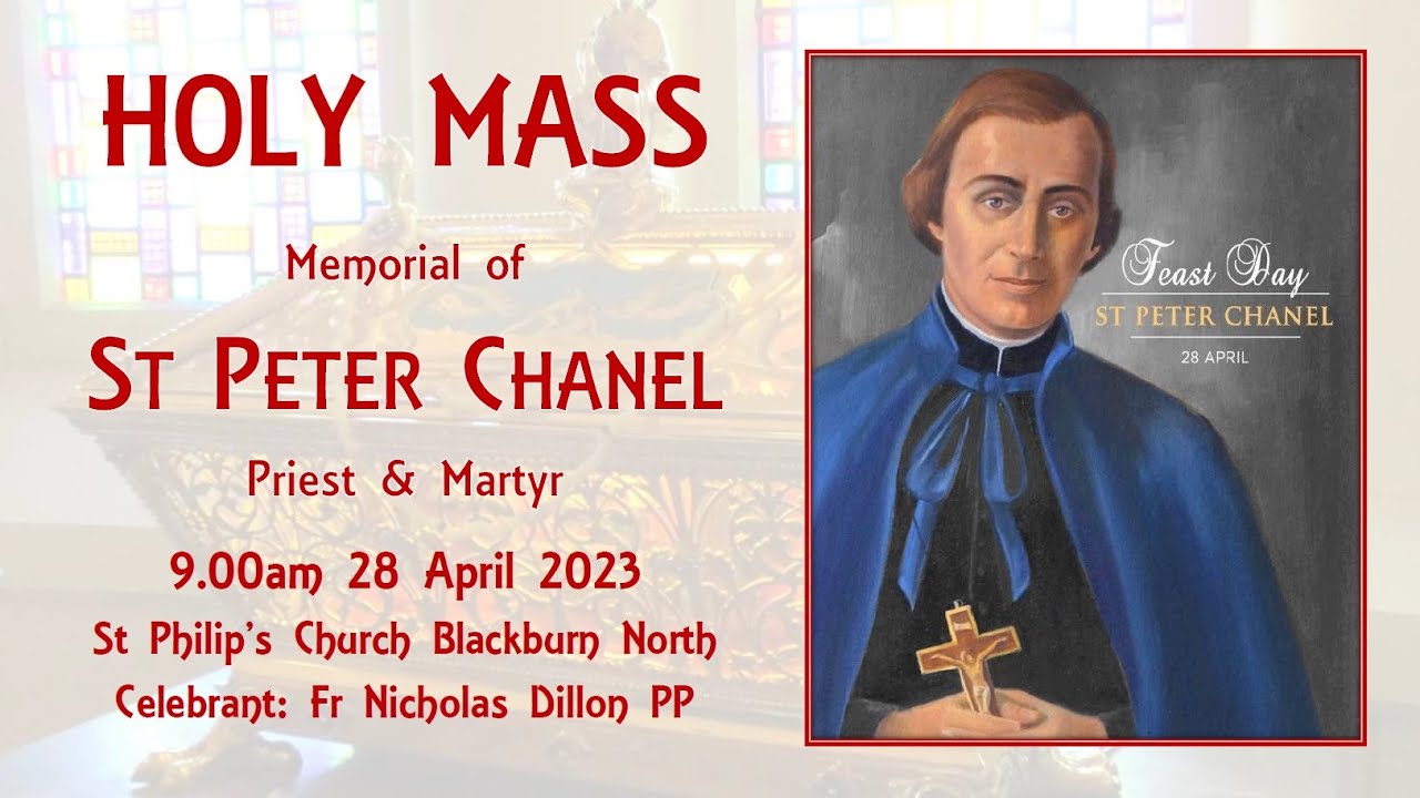 Holy Mass - Memorial of St Peter Chanel 28 April 2023 - YouTube