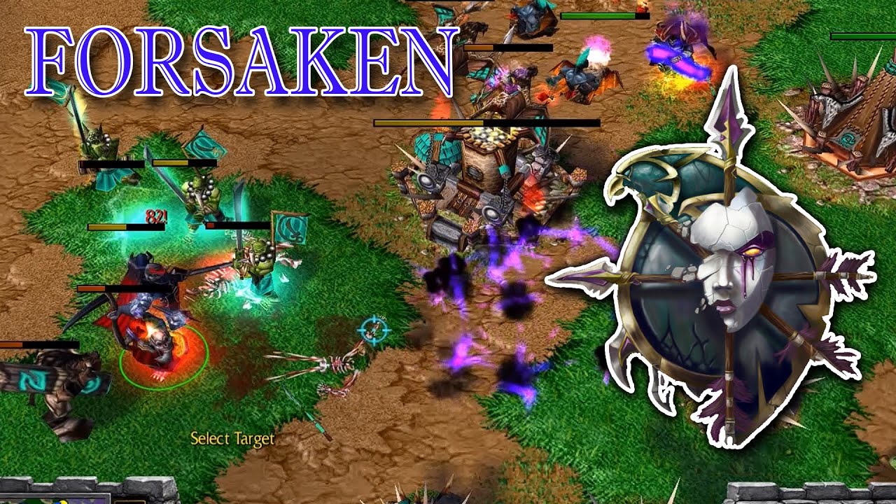 Forsaken Showcase Gameplay - Warcraft 3 Custom Race Review - YouTube