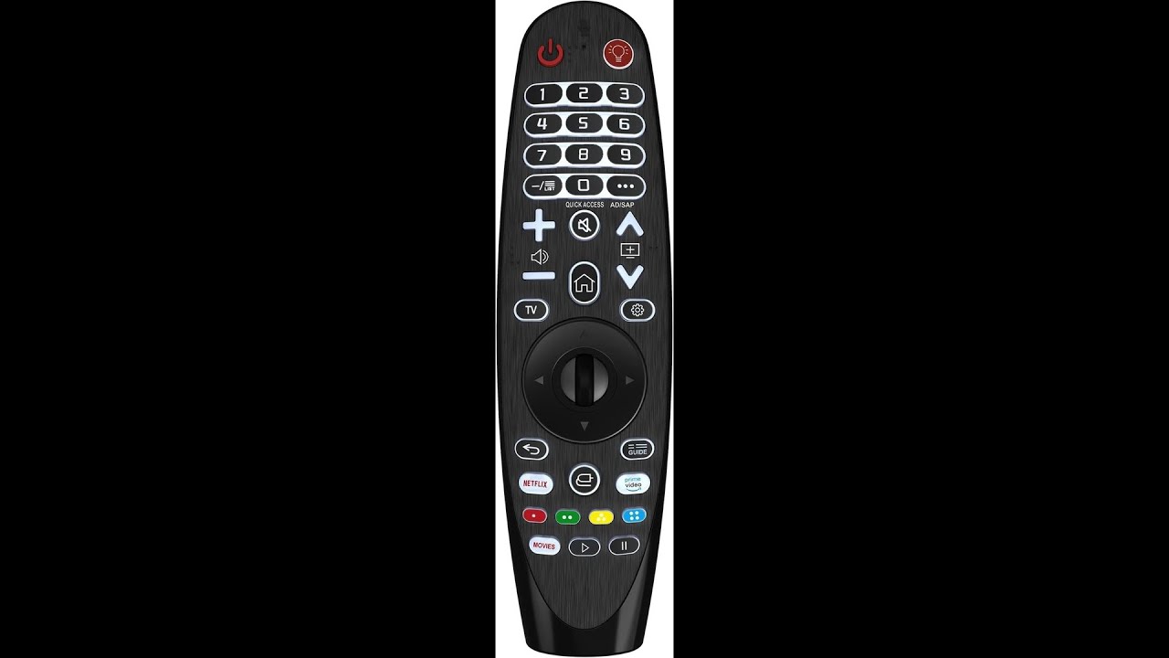 Backlit LG Smart TV Remote: Universal Control - YouTube