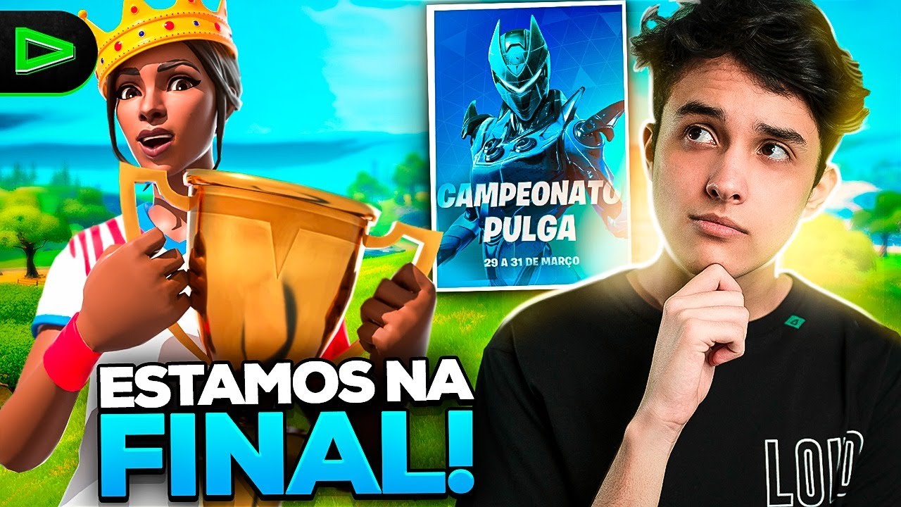 PASSAMOS PARA A FINAL DA PULGA CUP!! FORTNITE! - YouTube