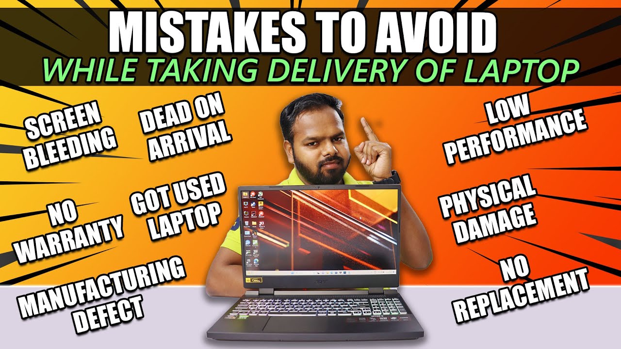 Mistakes to Avoid While Taking Delivery of New Laptop - YouTube