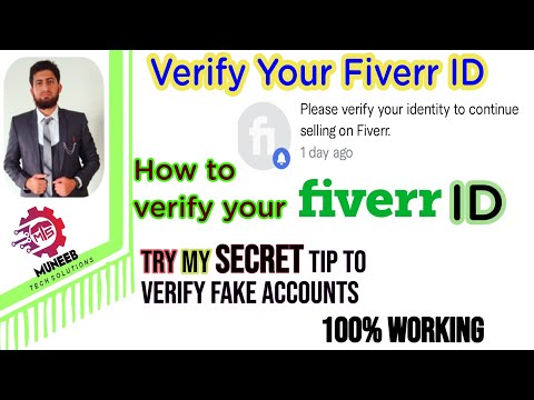 New and Important How to verify your Fiverr ID successfully | How to ...