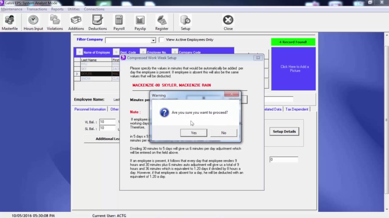 HOW TO EDIT LEAVES AND OTHER SETUP (Masterfile Module) - YouTube