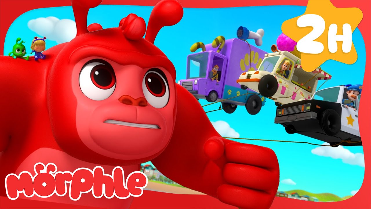 The Vehicle Chaos!🚗| Morphle and The Magic Pets | Vehicle Videos for ...