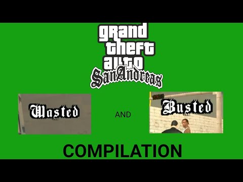 GTA San Andreas - WASTED & BUSTED Compilation #2 (NO COPYRIGHT) - YouTube