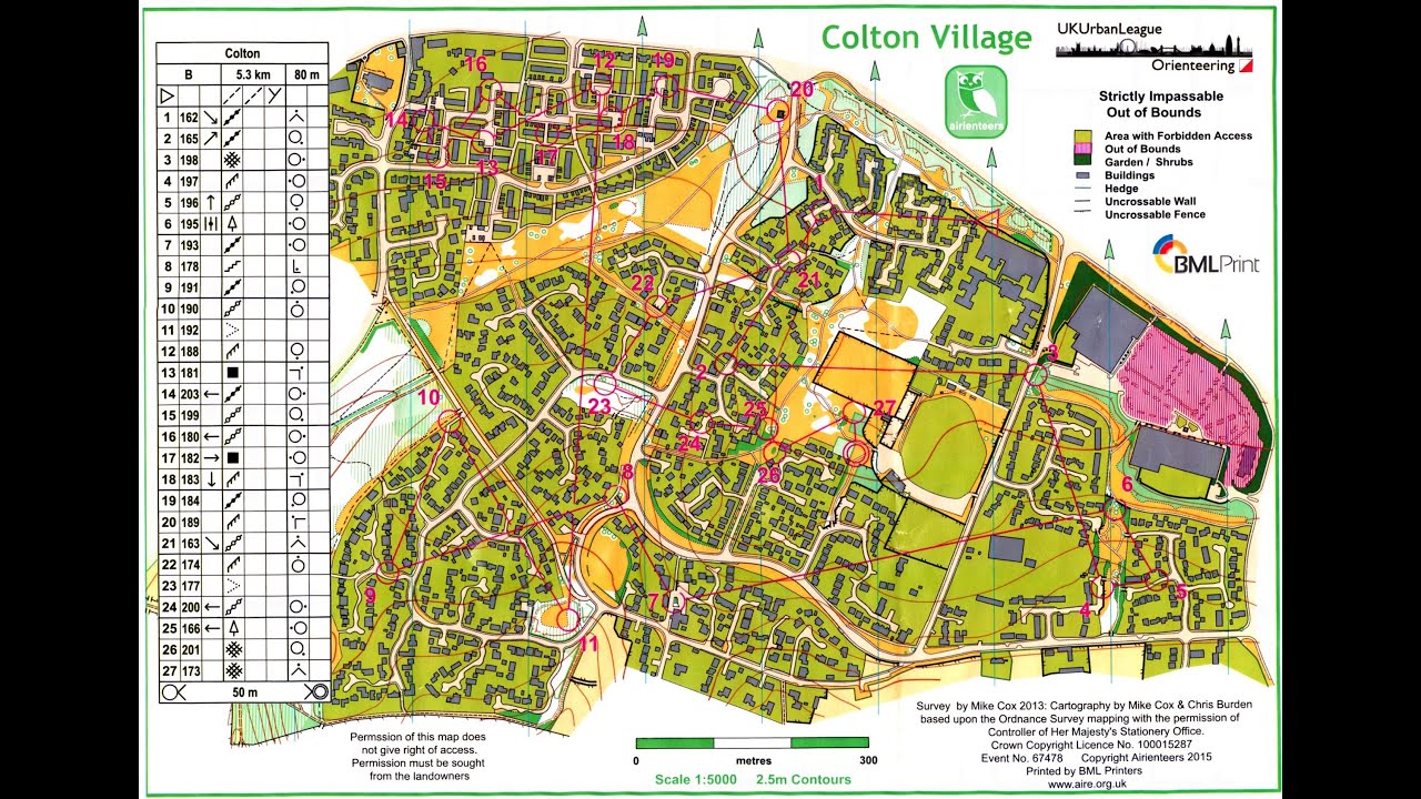 Aire Colton village, Leeds Urban Orienteering event - 7 June 2015 - YouTube