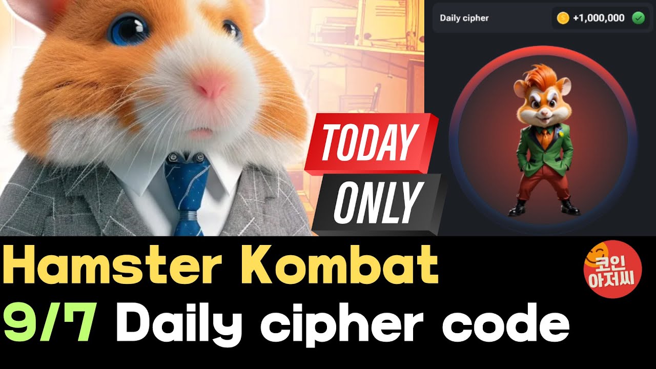 Hamster Kombat Today 7th September daily cipher morse code telegram game mining - YouTube
