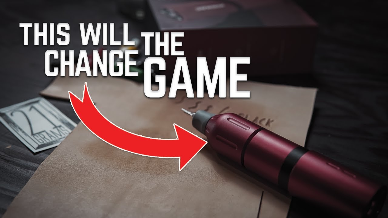 Leather Tattoo Machine First Look - YouTube