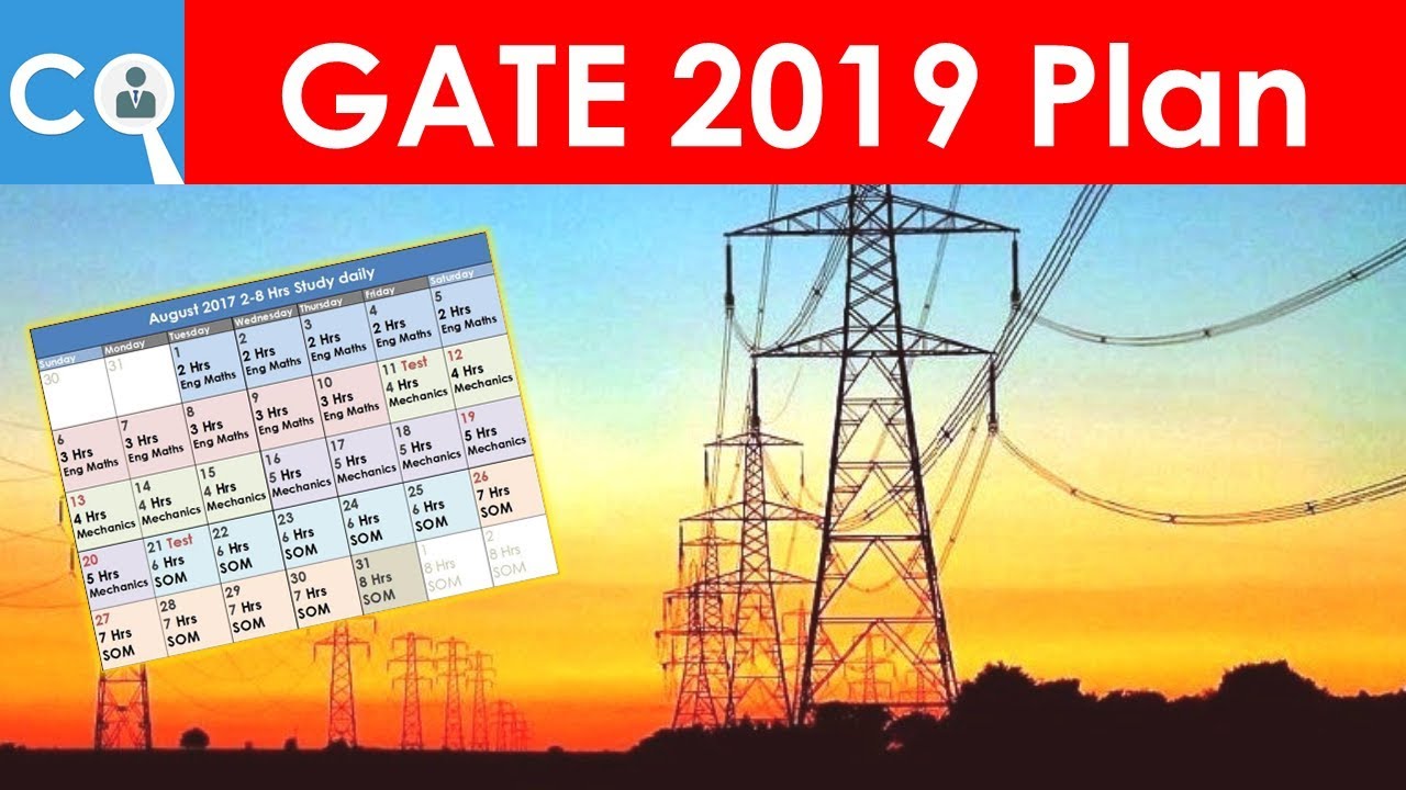 GATE 2019 Plan for Electrical Engineering | BATMAN Plan - YouTube