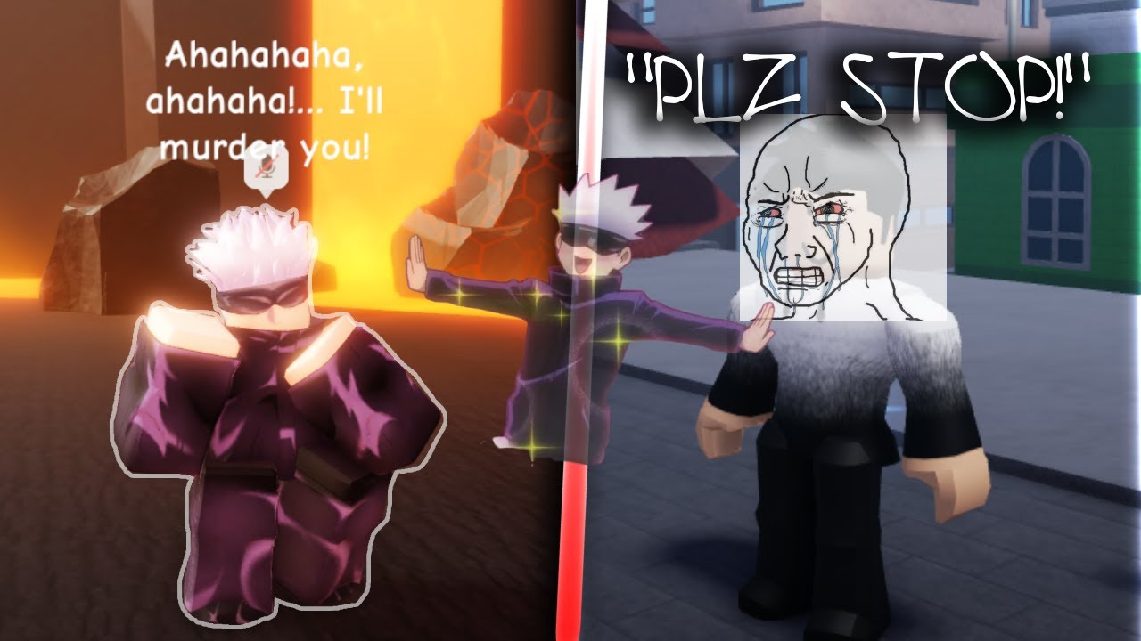 [AUT] Using GOJO To Make People Rage Quit!! (gone so wrong lol) - YouTube
