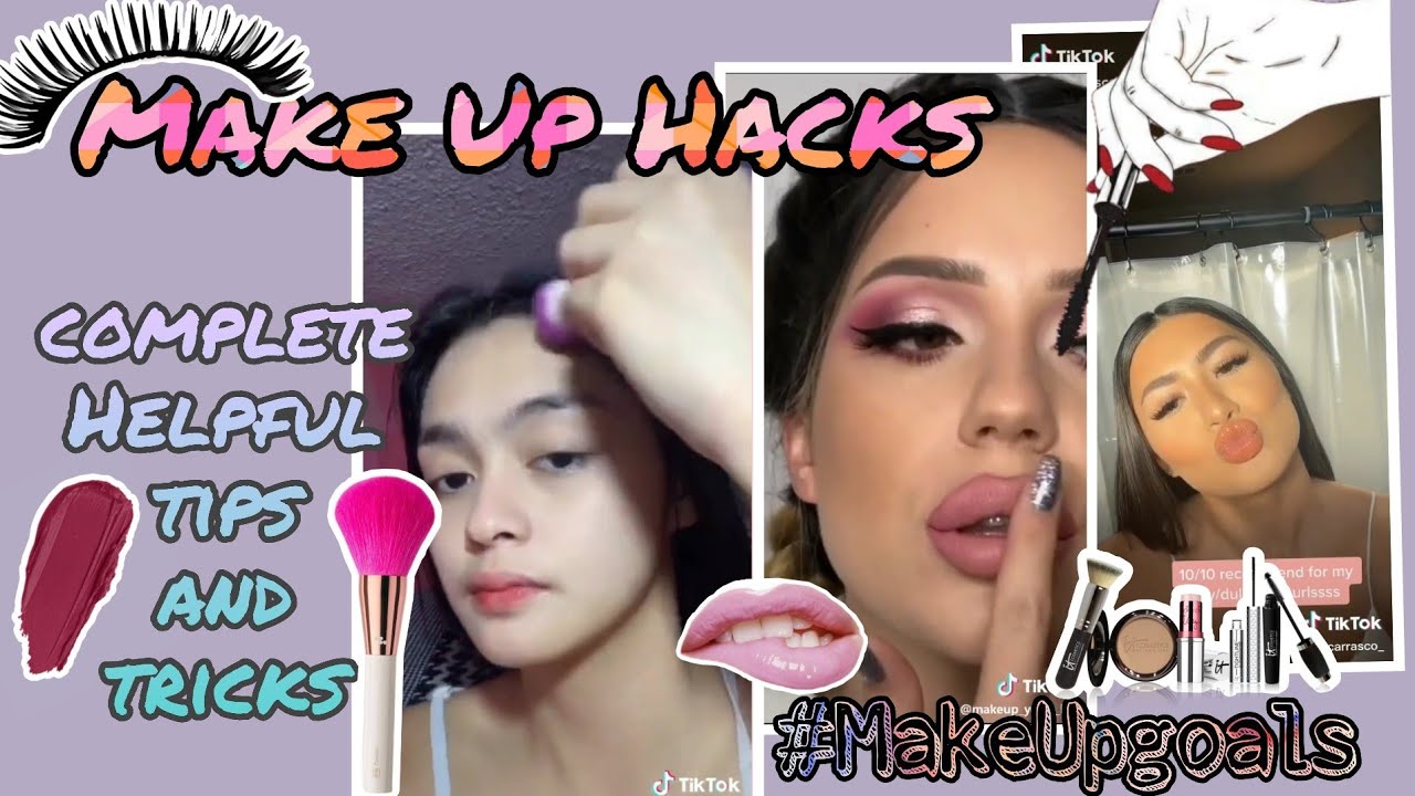 Make Up Hacks, Makeup Tips & Tricks (Make Up Tutorial) Tiktok ...