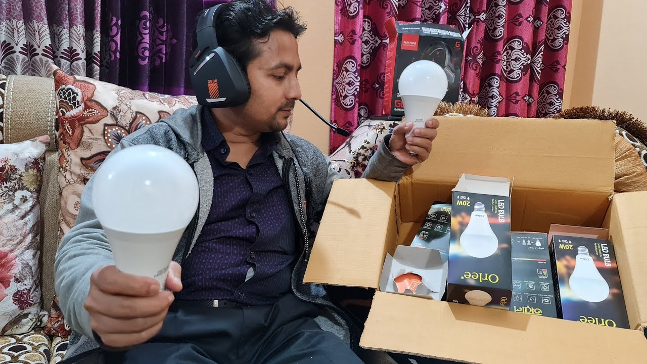 Orlee 20W LED Bulb Review || ahmfarhan26 - YouTube