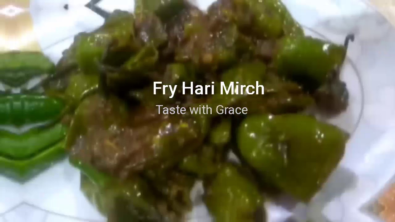 Fry Hari Mirch | Simple and tasty recipe - YouTube