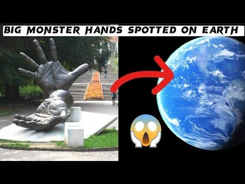 I found Monumento Le Mani Statue A Masterpiece on Google earth 🌍# ...
