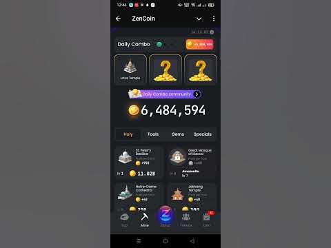 ZenCoin daily combo 22 & 23 November | ZenCoin bot daily combo cards today | Zen Coin airdrop ...