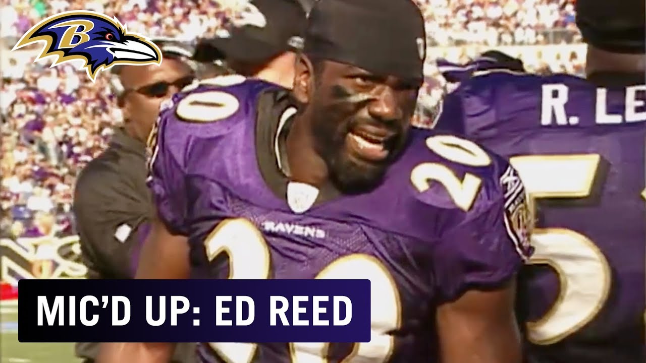 Ed Reed’s Best Mic’d Up Moments vs. Rams | Baltimore Ravens - YouTube