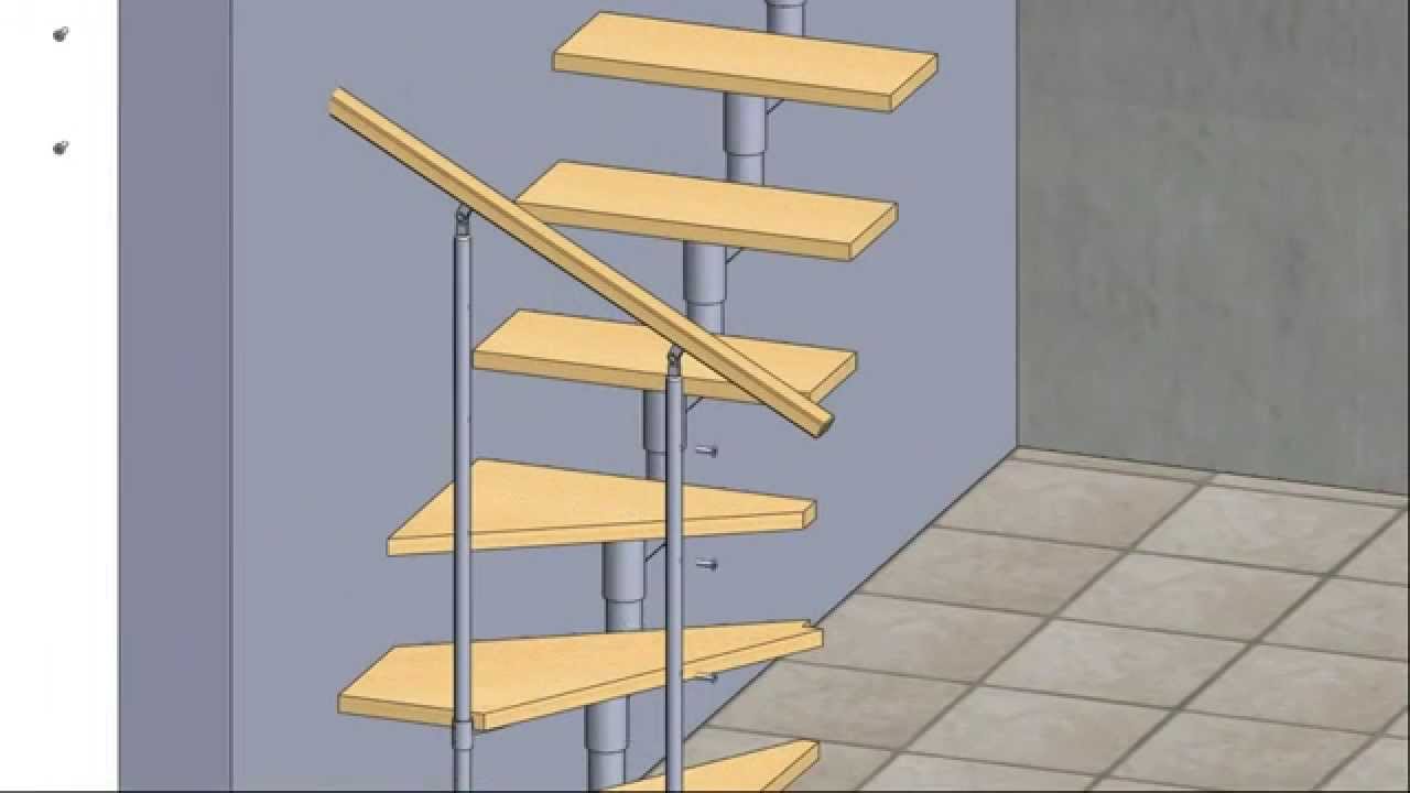 Montage escalier d'angle Steinhaus Dortmund en kit www.escalier ...