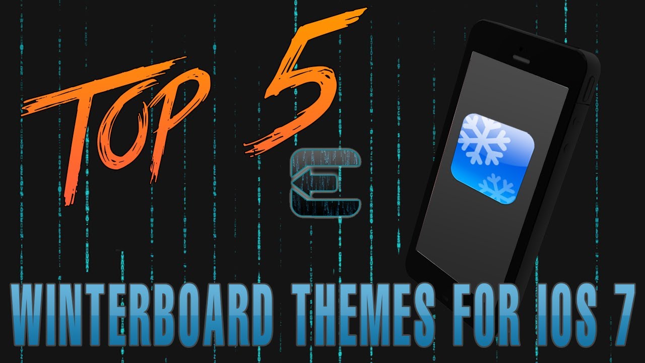 Top 4 Winterboard Themes for iOS 7! (evasi0n Jailbreak) - YouTube