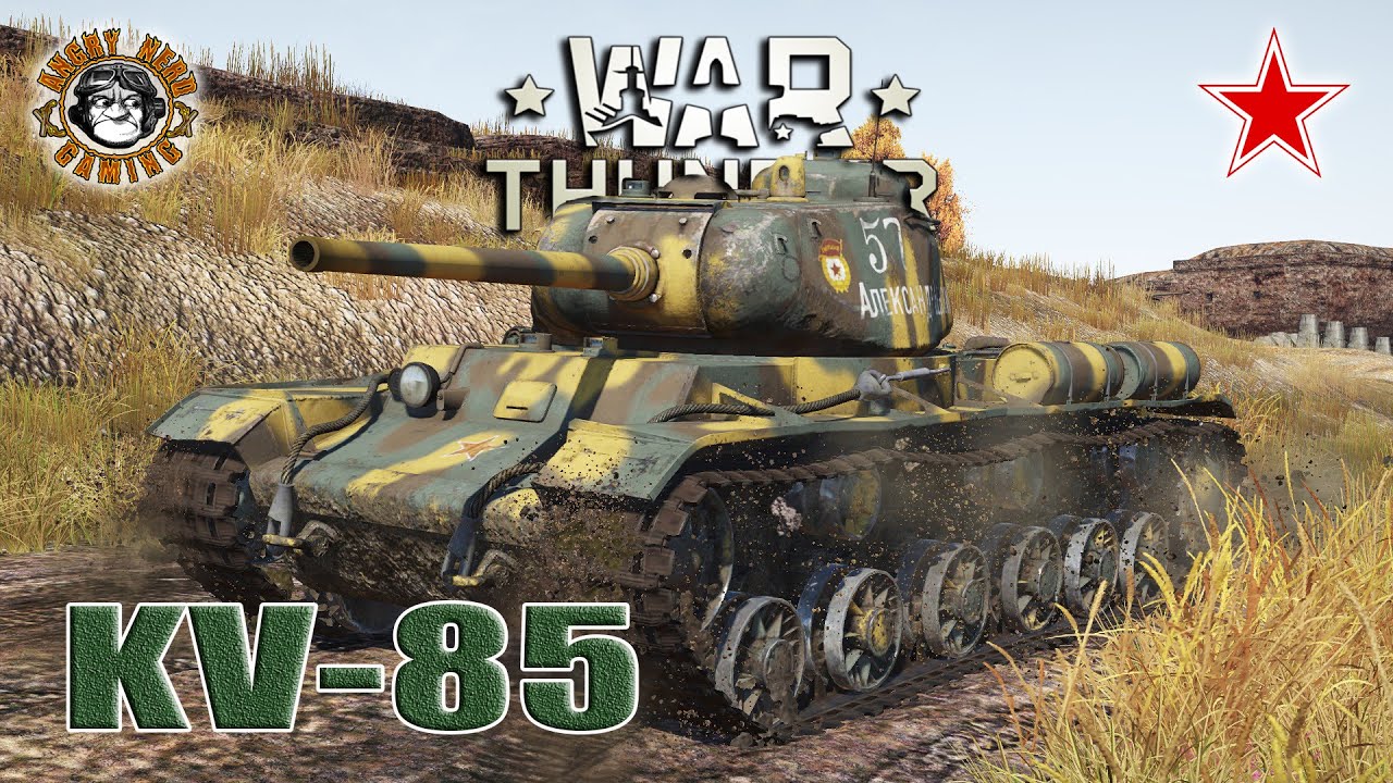 War Thunder: KV-85, Russian Tier-3 Heavy Tank - YouTube