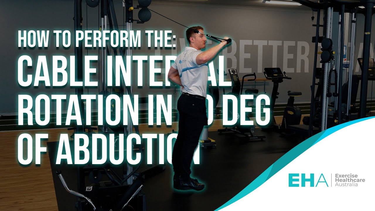 How To Perform Cable Shoulder Internal Rotation in 90 Degrees of ...