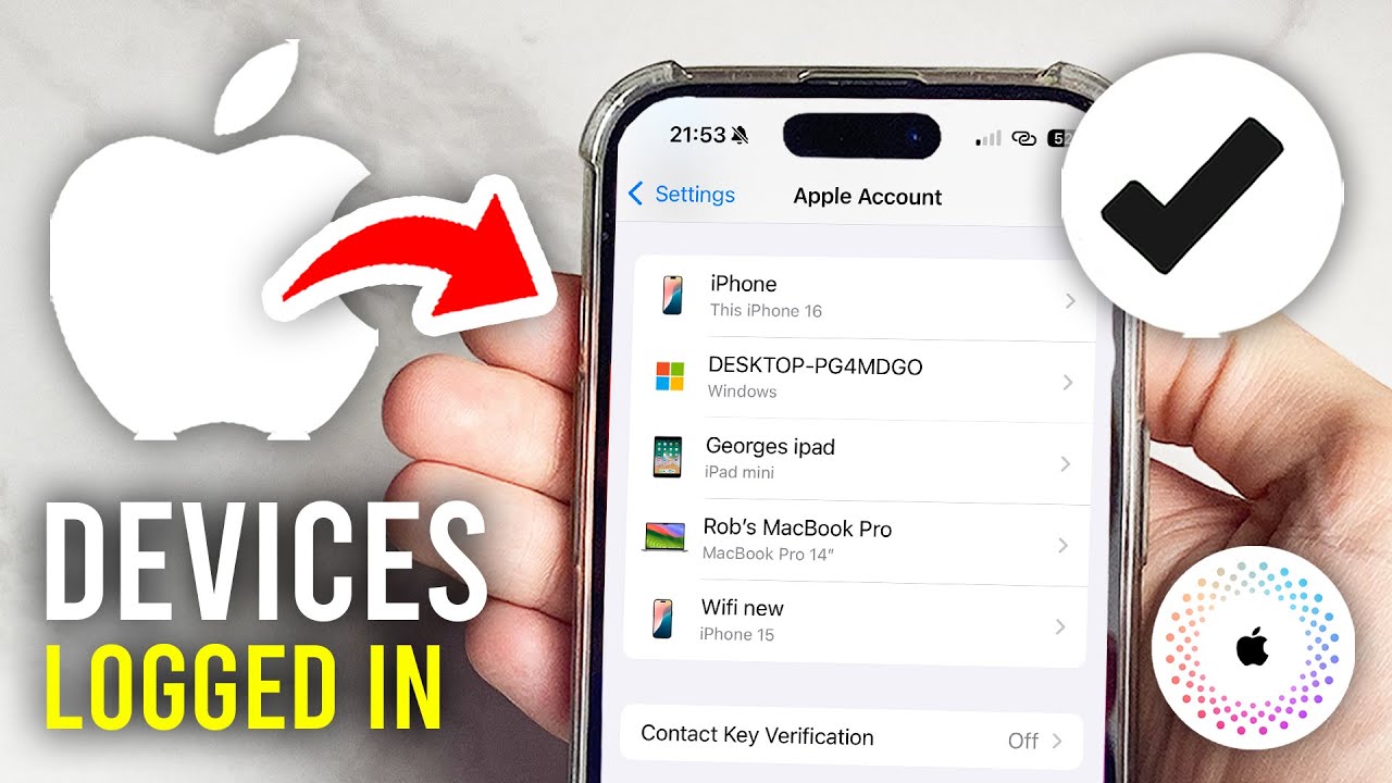 How To See All Devices Signed In To Apple ID Account - Full Guide - YouTube