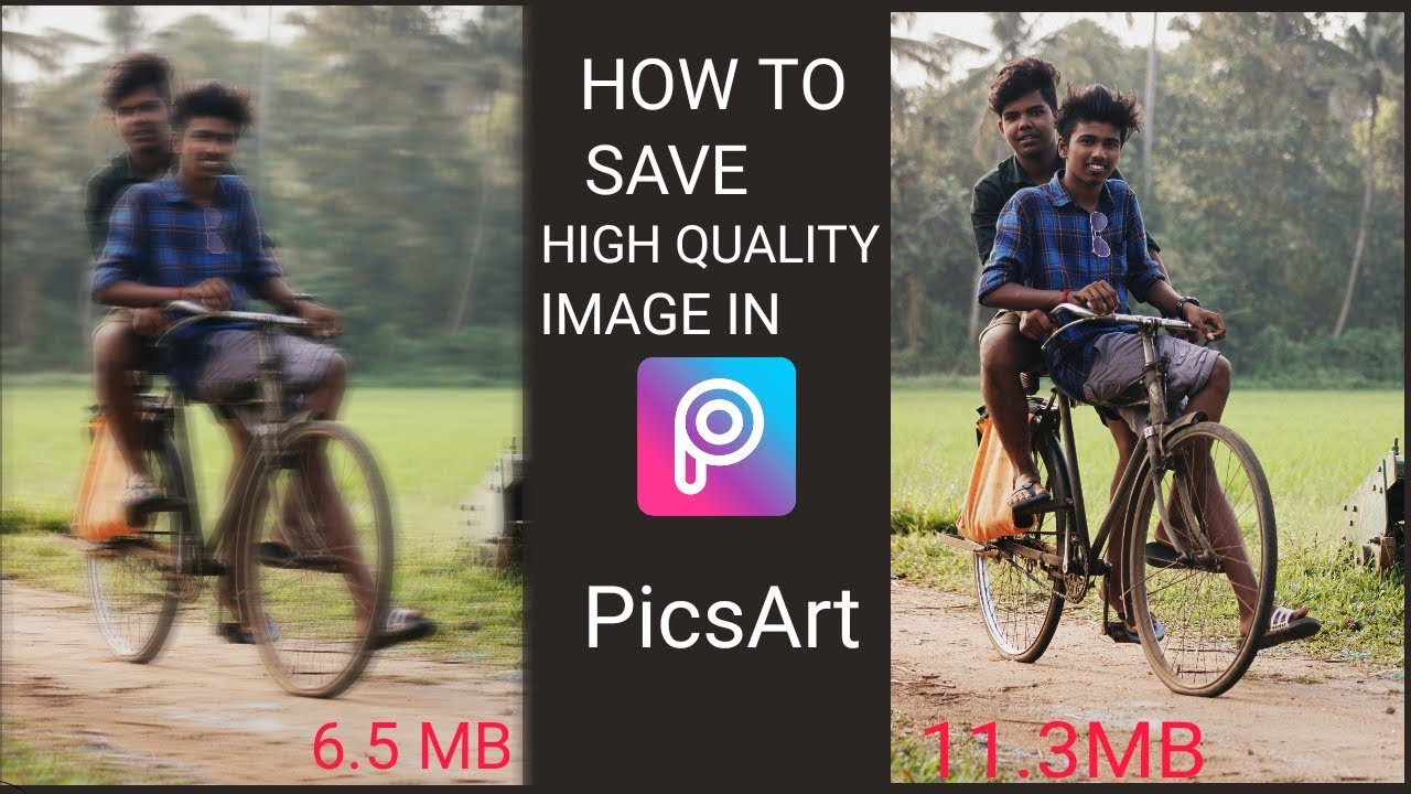 How to save high quality image save in PicsArt || HOW TO SAVE HD ...