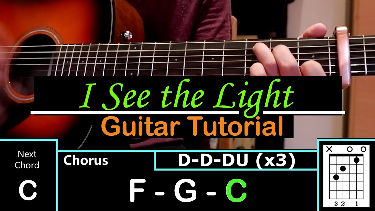 I See The Light - Guitar Tutorial - YouTube