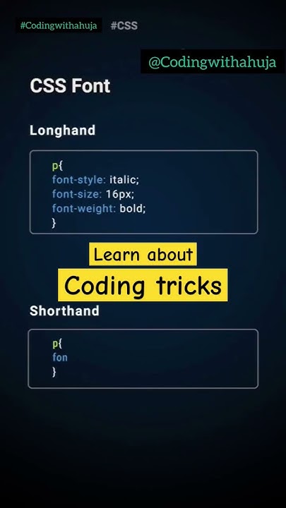 Learn about coding tricks #shorttrick #codingforbeginners #htmldesign #coding - YouTube