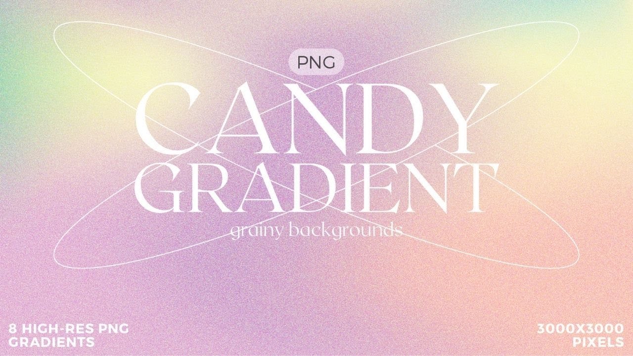 COTTON CANDY - grainy gradients product presentation - YouTube