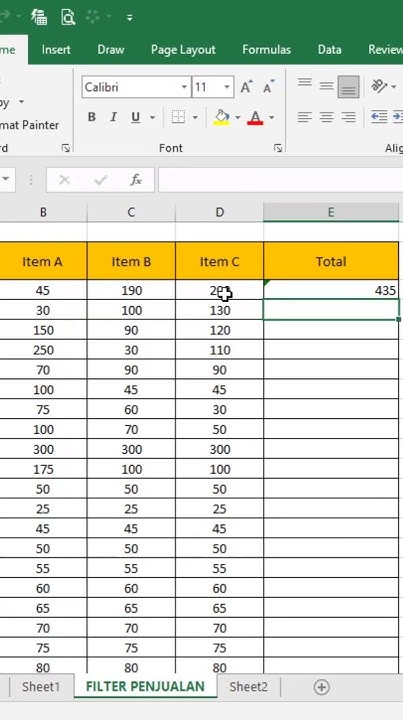 Auto Sum in Excel #exceltricks #exceltips - YouTube