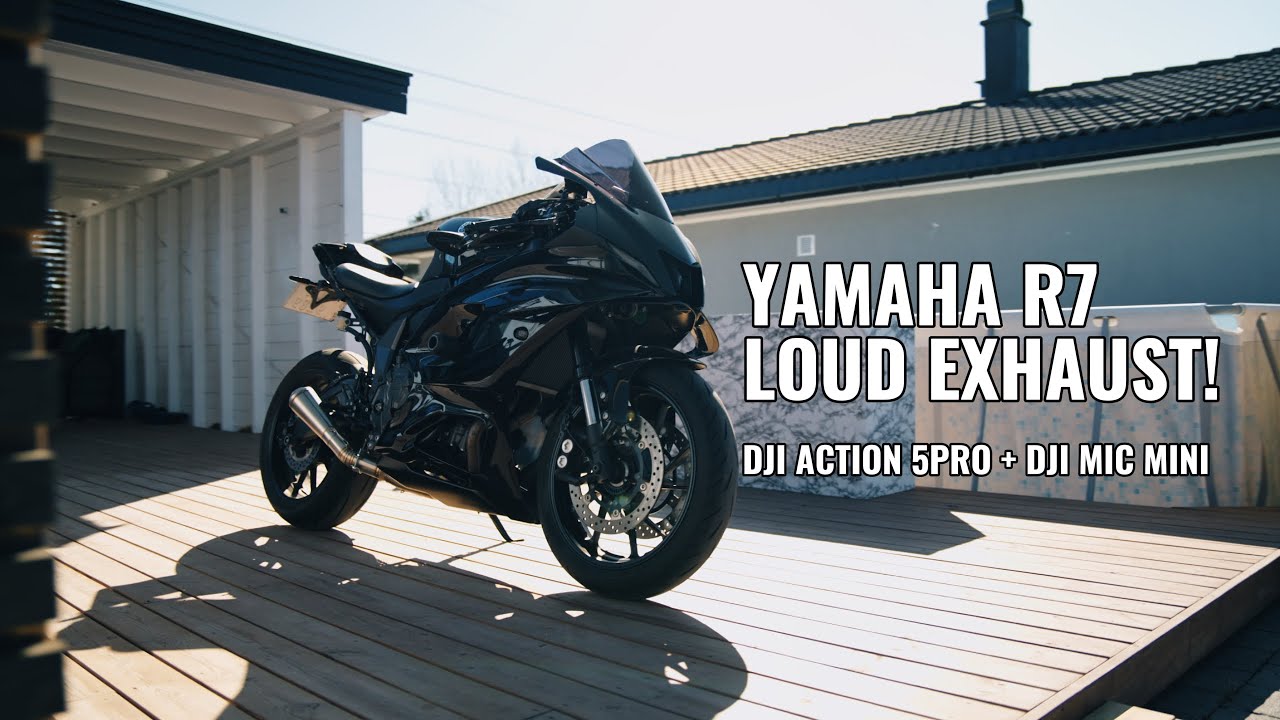 Quick Ride Yamaha R7 (LOUD EXHAUST!) DJI Action 5 PRO + DJI Mic Mini ...