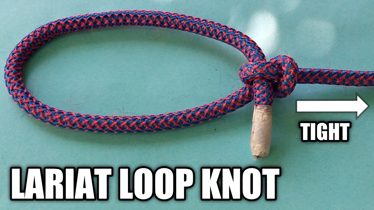 How to tie a lariat loop knot |#how |@KNOTSFACTORY - YouTube