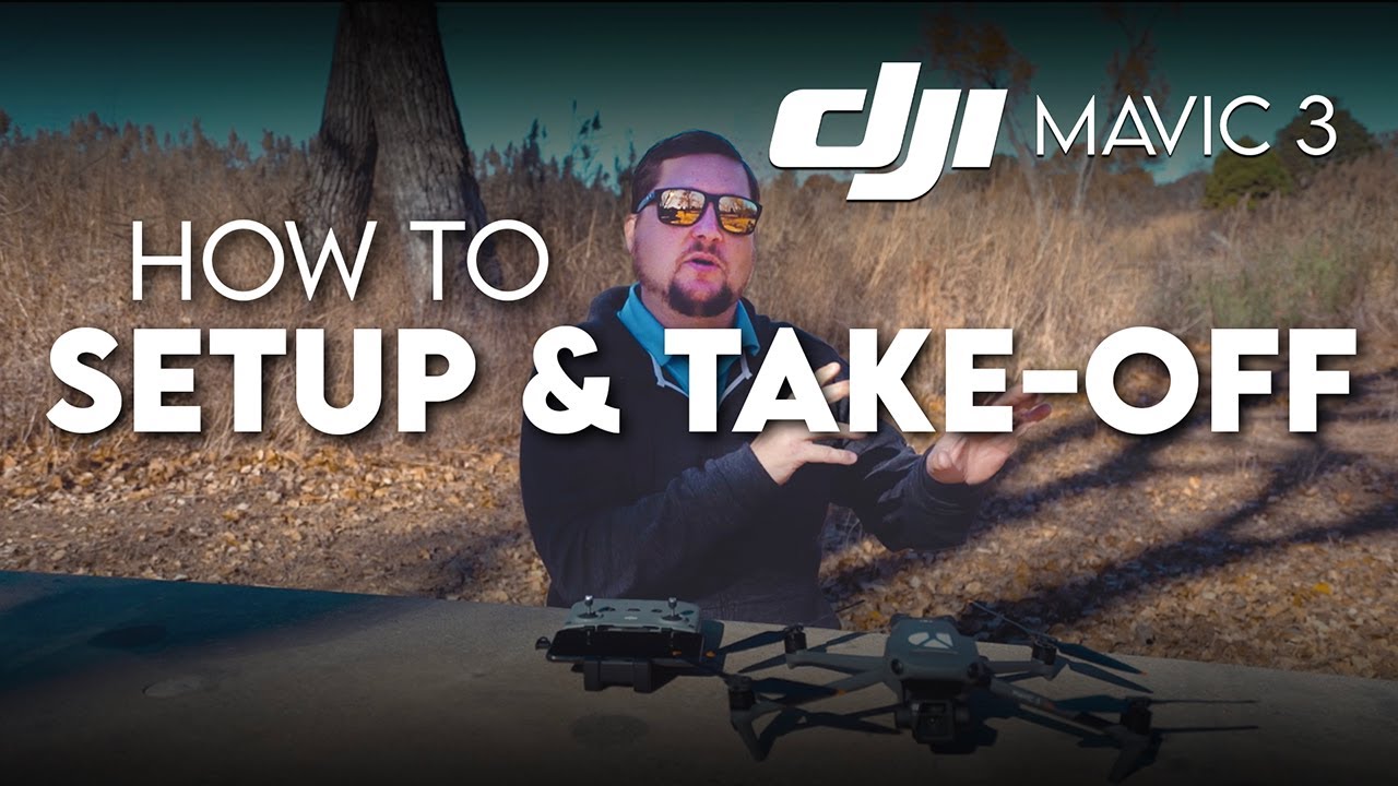 DJI Mavic 3 / How to SETUP & TAKE-OFF! (Tutorial) - YouTube