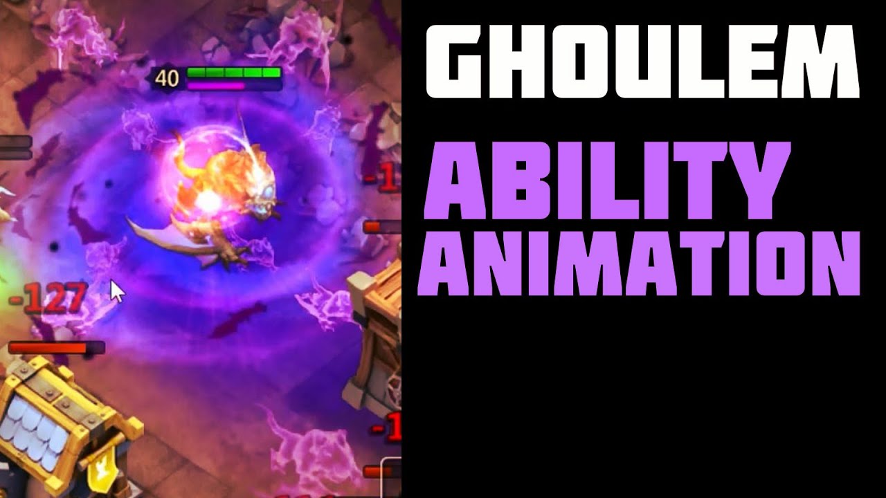 Castle Clash: Ghoulem Ability Animation - YouTube