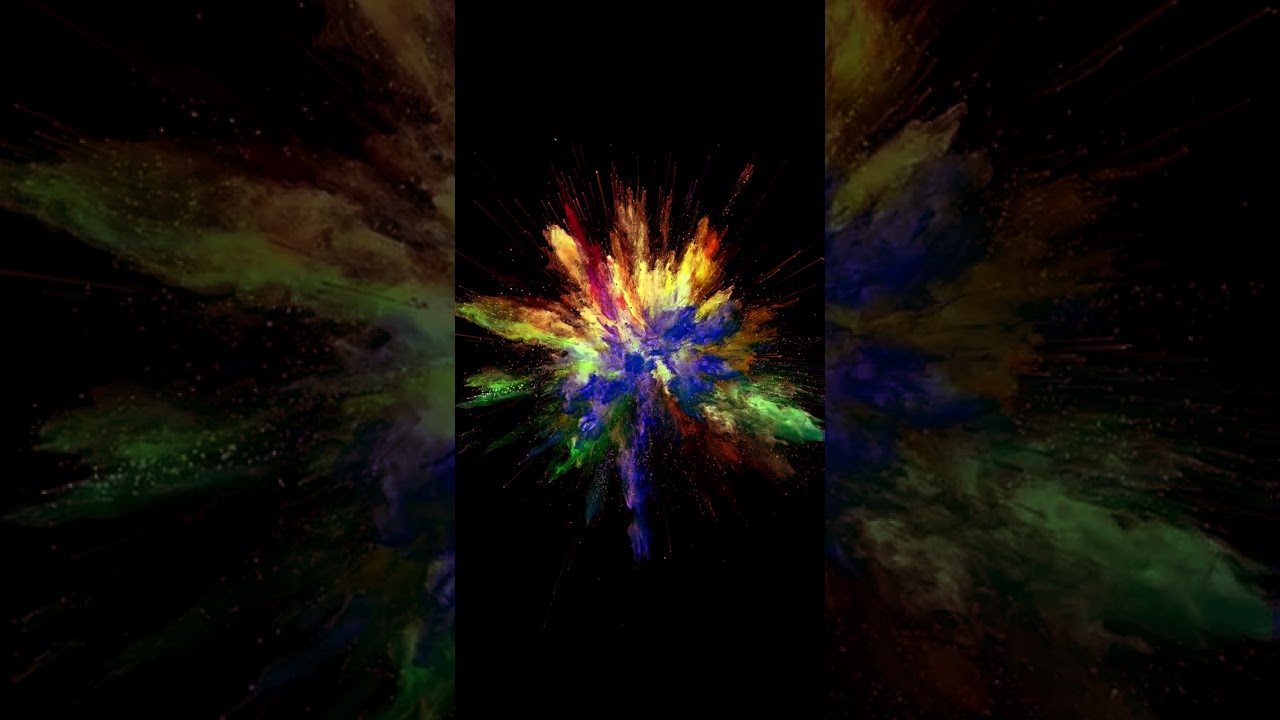 Video live wallpaper - colorful explosion - YouTube