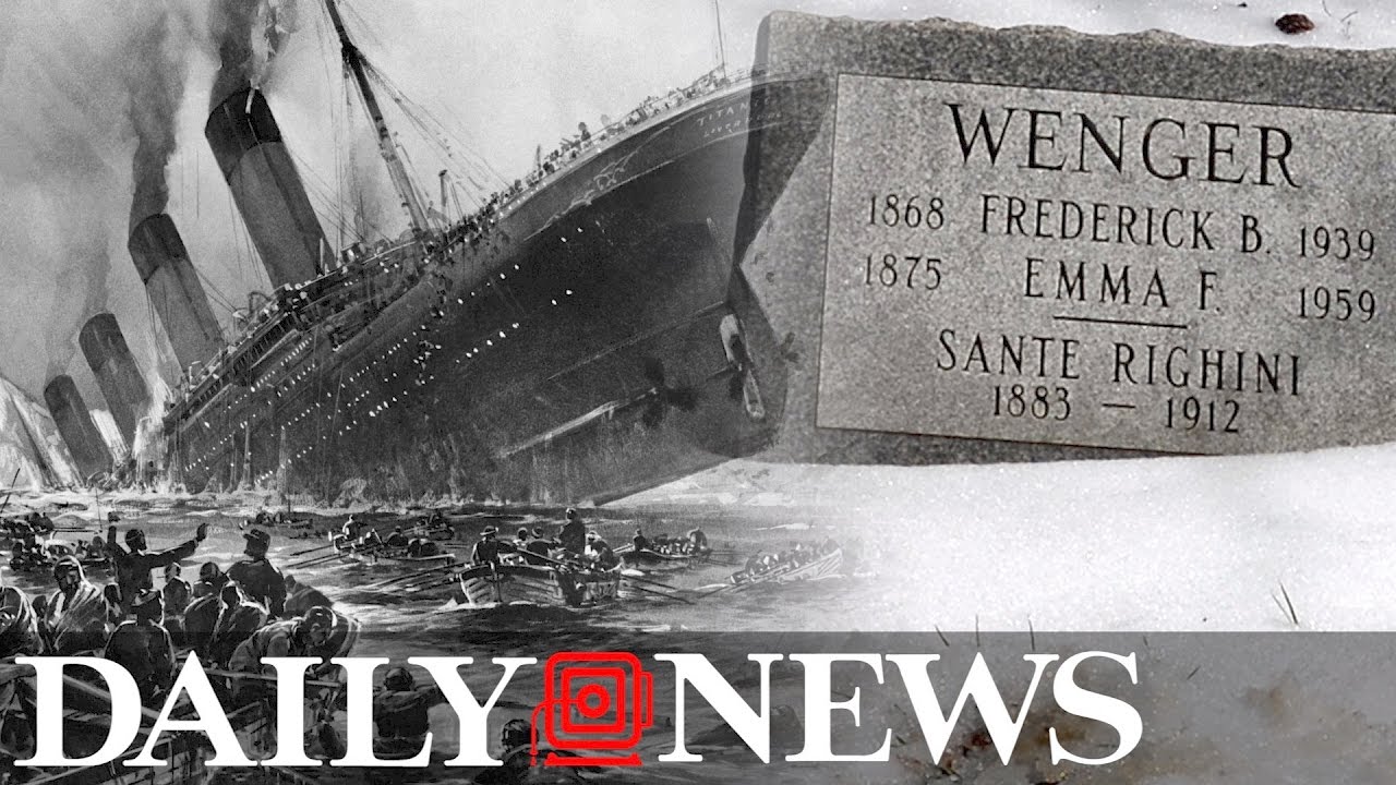 Titanic victim's grave uncovered in New York cemetery - YouTube
