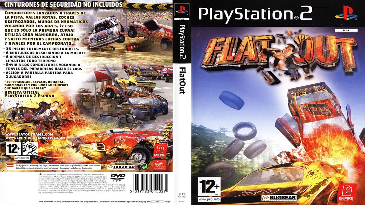 FlatOut [Multi4] PS3 PKG - YouTube