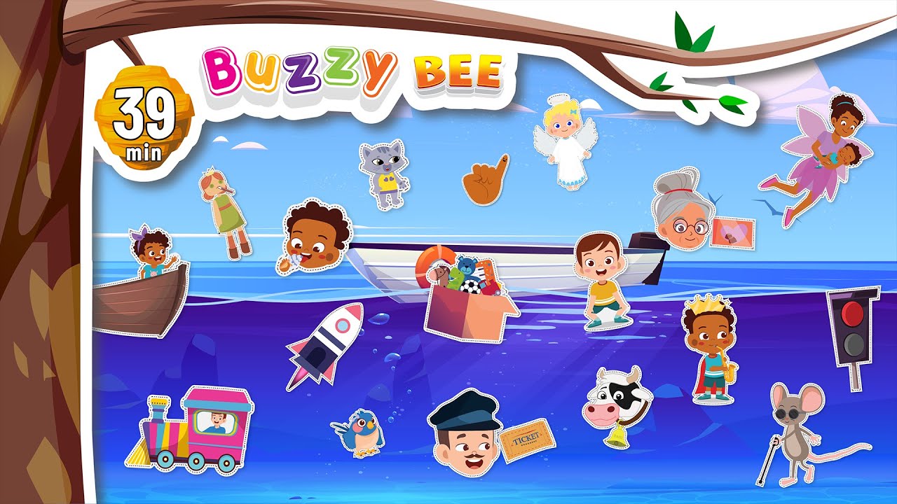 THREE BLIND MICE + 30 MINUTES MORE OF NURSERY RHYMES! | BUZZY BEE ...