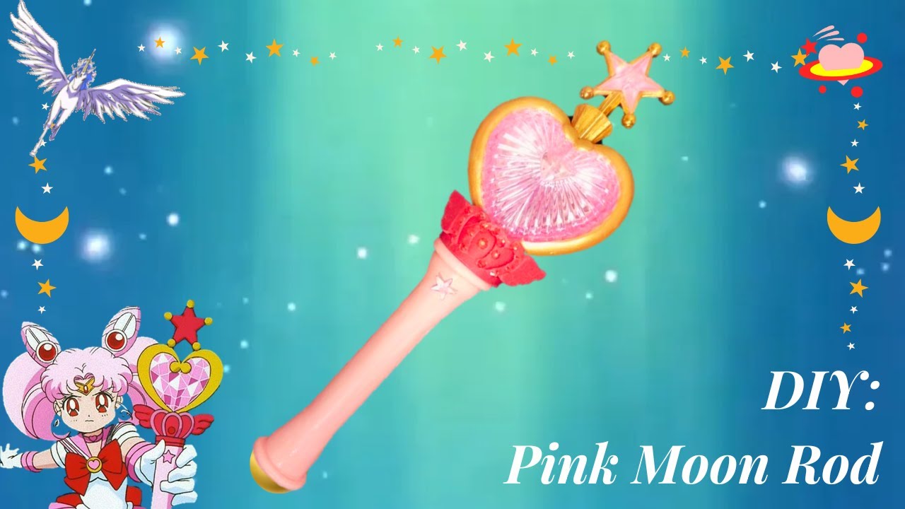 [EPC] DIY: Pink Moon Rod - Cetro de Sailor Chibi Moon - YouTube