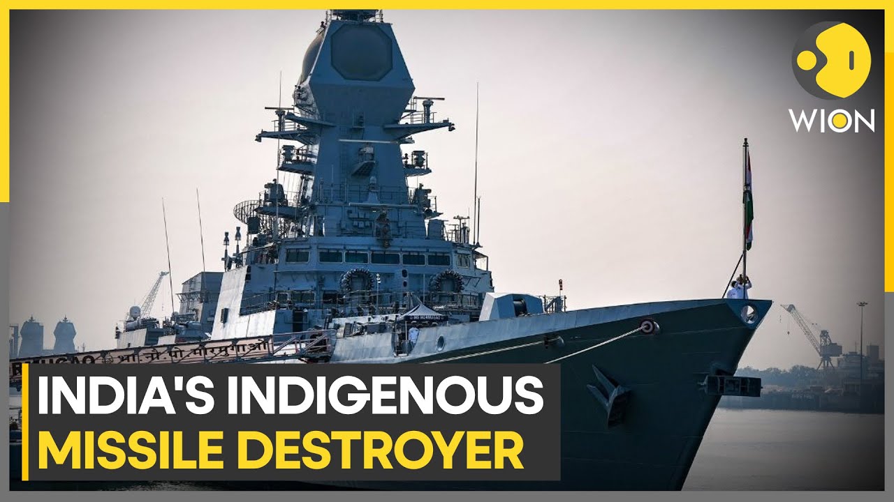 Indian Navy's indigenous guided missile destroyer scored 'Bulls Eye' in ...