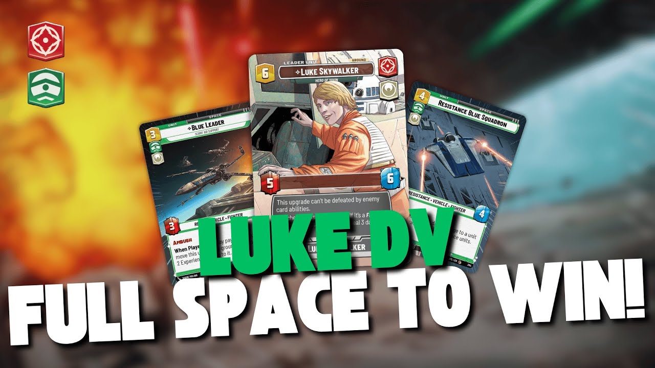 CONTROL the SPACE! LUKE DATA VAULT! - Gameplay / Star Wars Unlimited ...