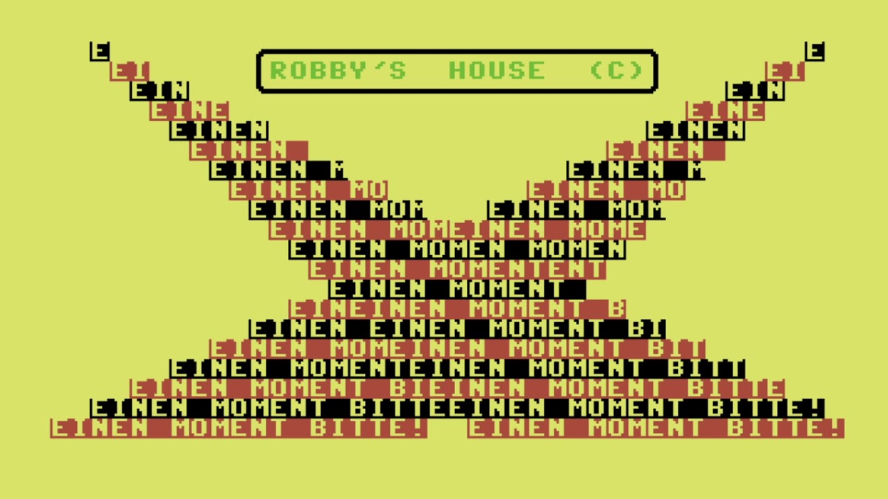 C64 Game: Robby's House (1984, Roeske Verlag/Compute mit) - YouTube