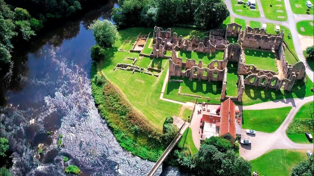 Finchale Priory, Co Durham. By drone. - YouTube