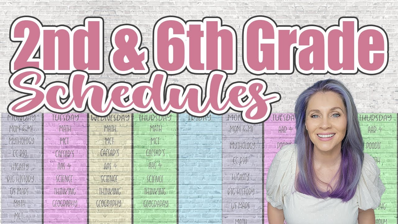 2nd & 6th Grade Schedule | Flow Approach For Our Homeschool - YouTube