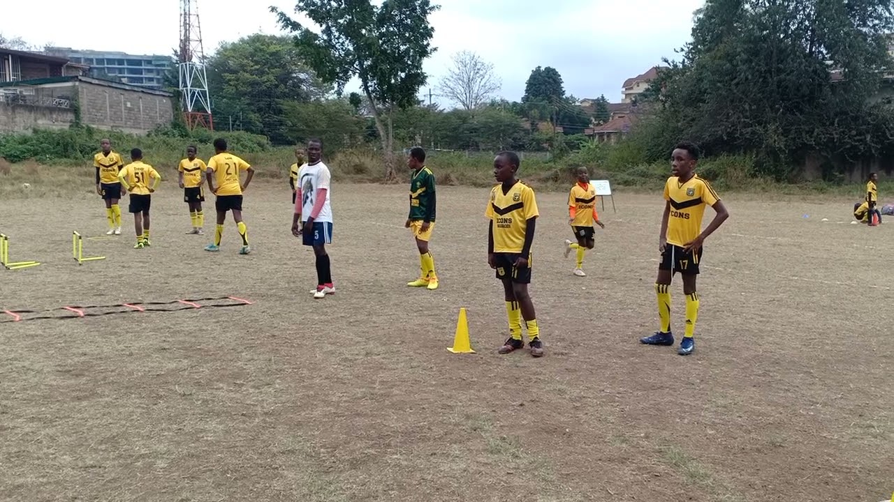 Youth Team training at Icons Football Academy, Westlands - YouTube
