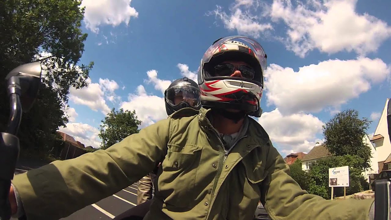 Motorbike Ride with the Girly London GoPro - YouTube