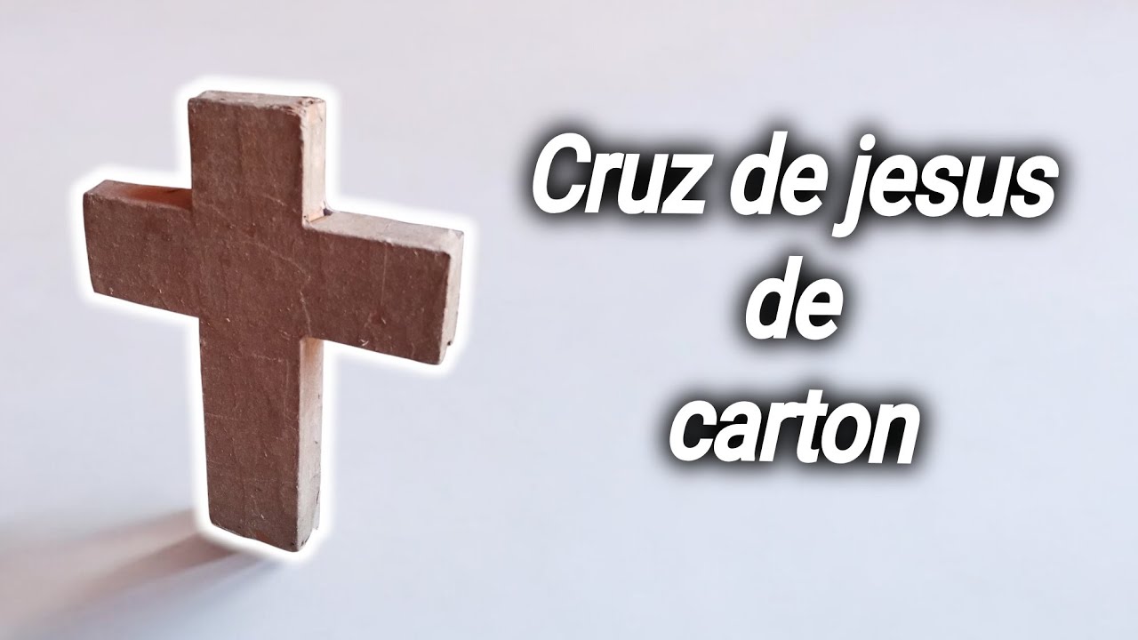 Como Hacer Una Cruz De carton DIY ( Muy fácil ) - YouTube