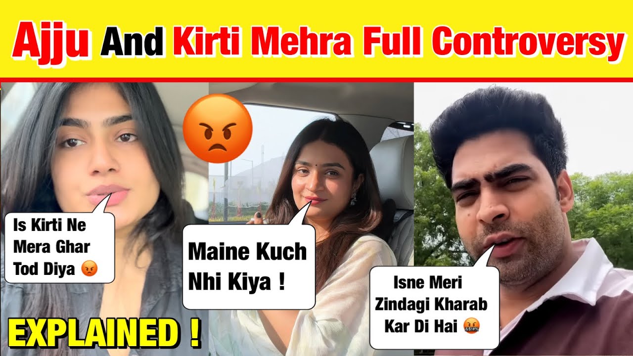 Ajju 0008 Vs His Wife And Kirti Mehra Full Controversy EXPLAINED In Hindi 😱 | Ajju 0008 Exposed ...