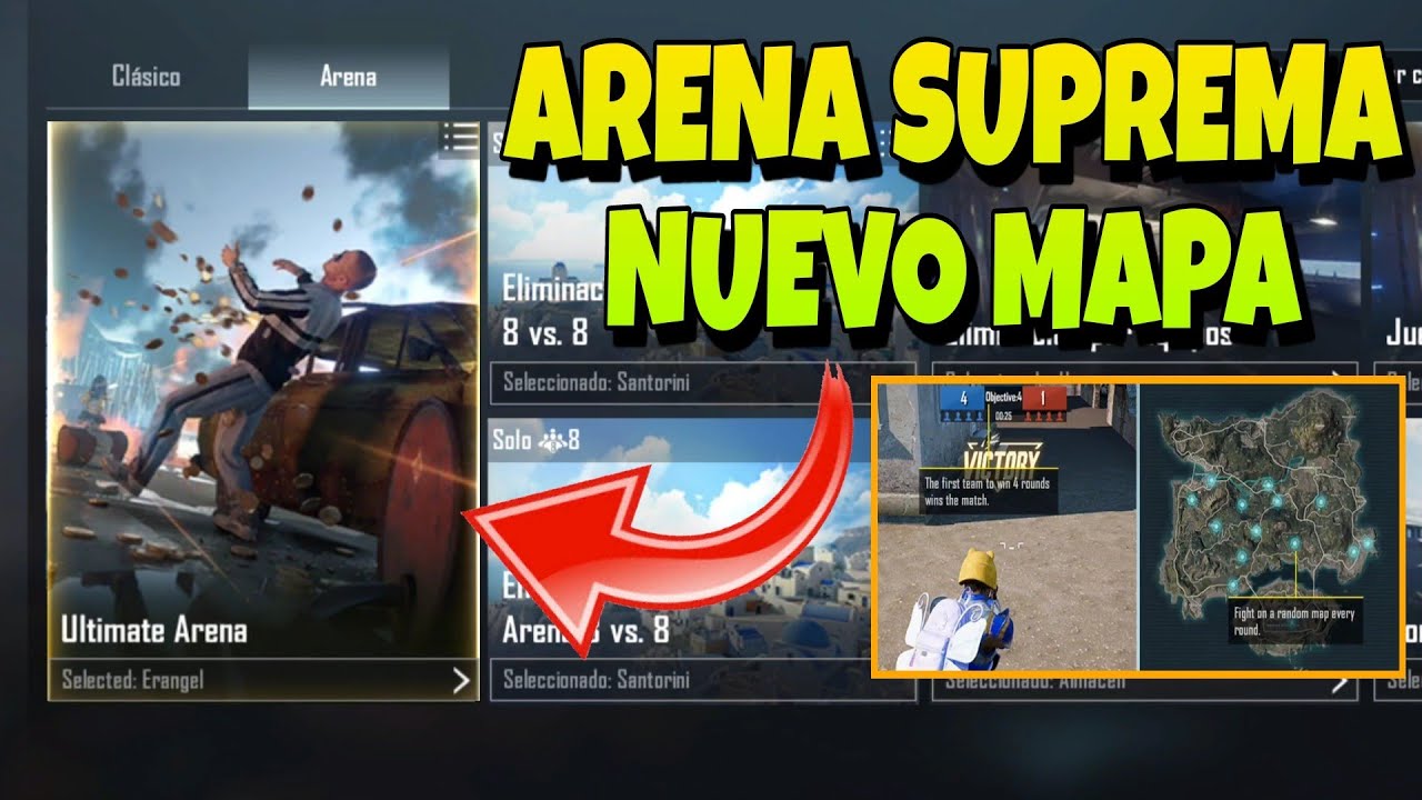 ARENA SUPREMA el NUEVO MAPA DE ARENA de PUBG MOBILE - YouTube